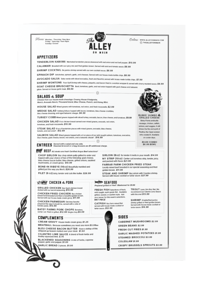KITCHEN - The Alley on Main